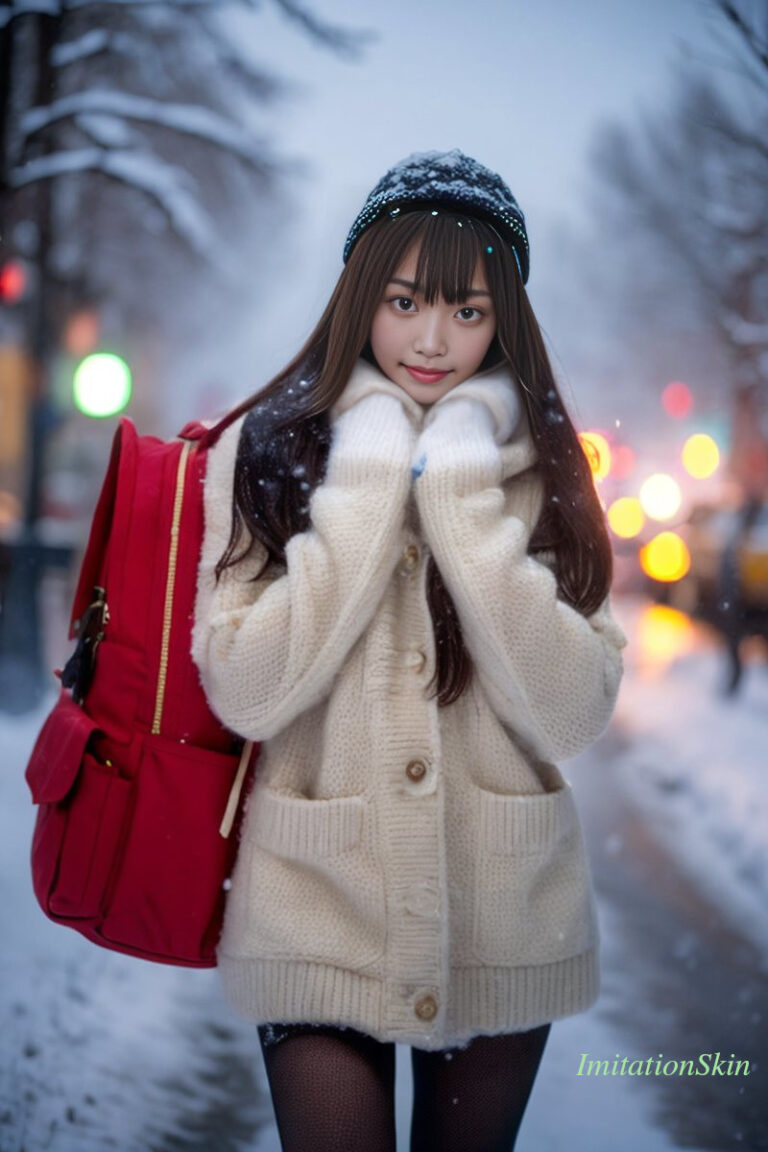 シリカの冒険〜北国編2〜 極寒の地のパンスト直穿き露出 | ImitationSkin – パンスト直穿きフェチの復活